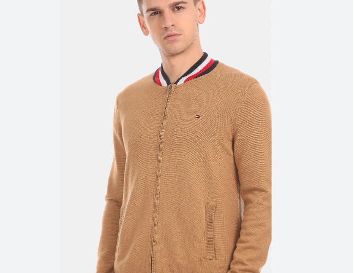 Tommy Hilfiger Suéter Hombre Café Claro – The Mansion Style