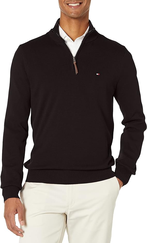 Tommy Hilfiger Suéter Hombre Negro – The Mansion Style